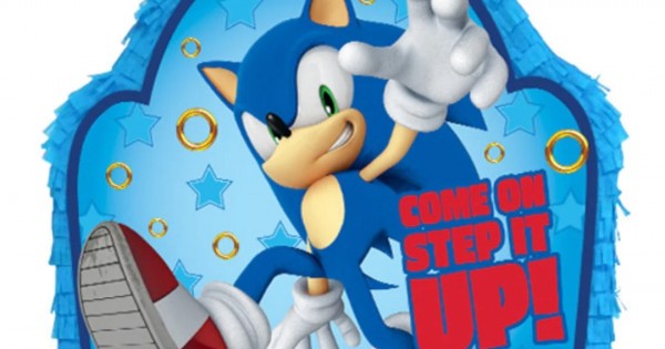 Sonic the Hedgehog Outline Piñata