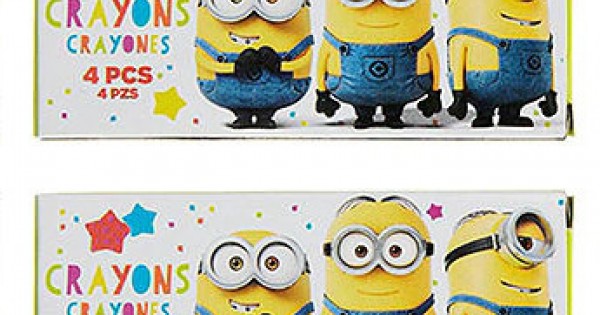 Despicable Me Crayon Favor