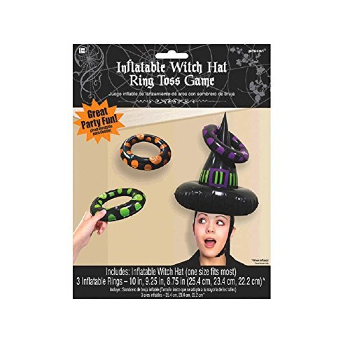Inflatable Witch Hat Ring Toss Game