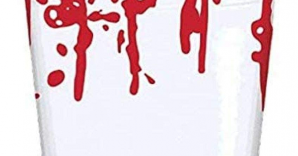 Blood Splattered Printed Cups