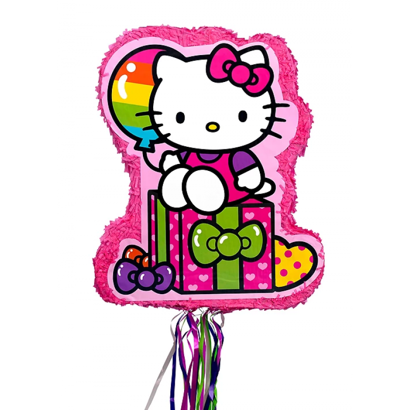 Hello Kitty® Rainbow Licensed Outline Piñata