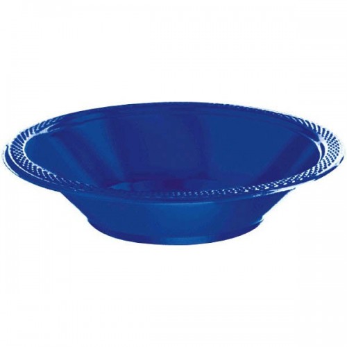 Bright Royal Blue Festive Occasion® Plastic Tableware Bowls, 12 oz.